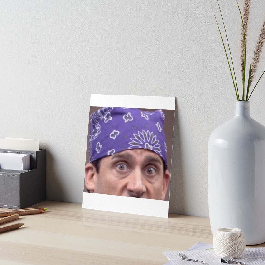"Michael Scott Prison Mike The Office" Art Board Print for Sale by ...
