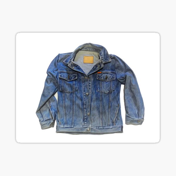 "Denim" Sticker for Sale by Magazin-Brenda | Redbubble