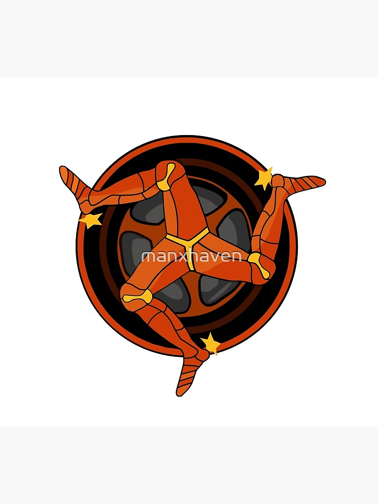"3 Legs Rolling IOM" Art Print for Sale by manxhaven | Redbubble