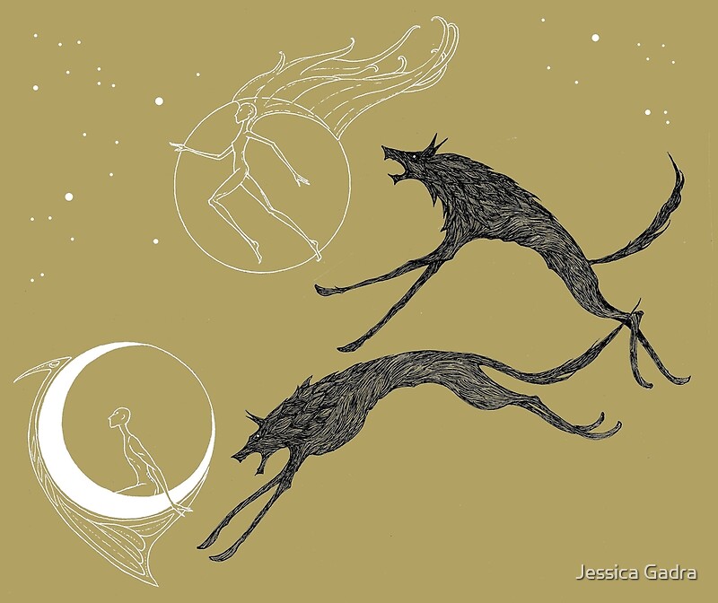 "mani and sol" by Jessica Gadra | Redbubble