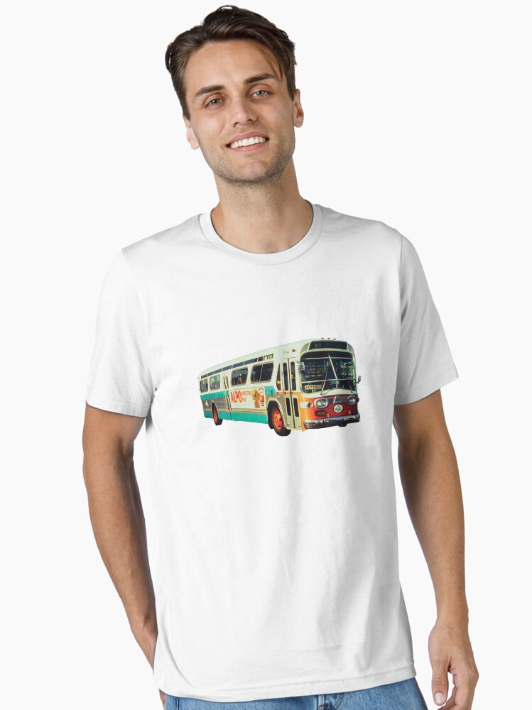 "Retro AC Transit Bus - Vintage Alameda County Transit Bus" Essential T ...