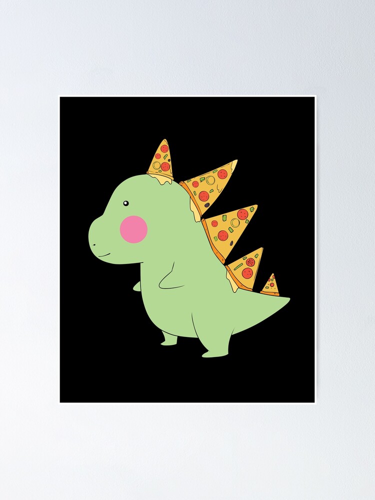 Póster «Pizzasaurus Pizza T-Rex Tiranosaurio Rex Dinosaurio» de ...