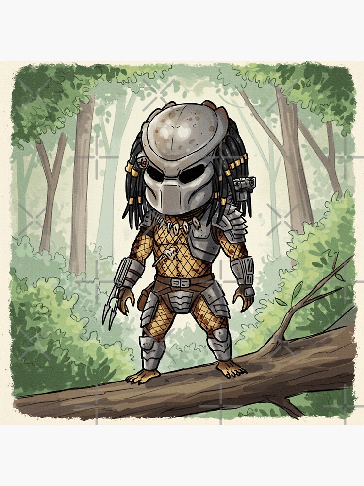 "Chibi Jungle Predator Perch" Sticker for Sale by DracosFire | Redbubble