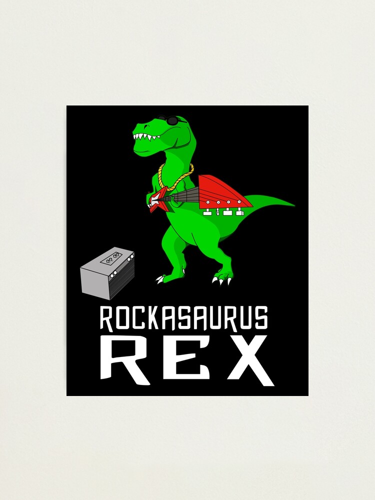 "Rockasaurus Rex Rockstar T-Rex Tyrannosaurus Rex Dinosaur ...