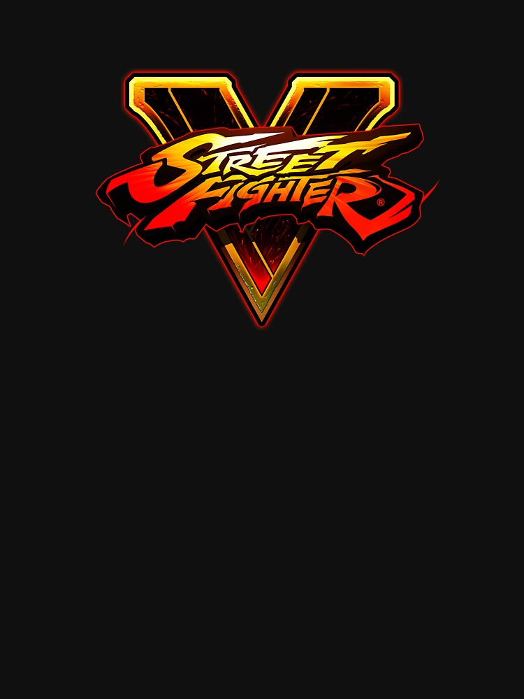 "Street Fighter V Logo Design" T-shirt by rollerMobster | Redbubble ...