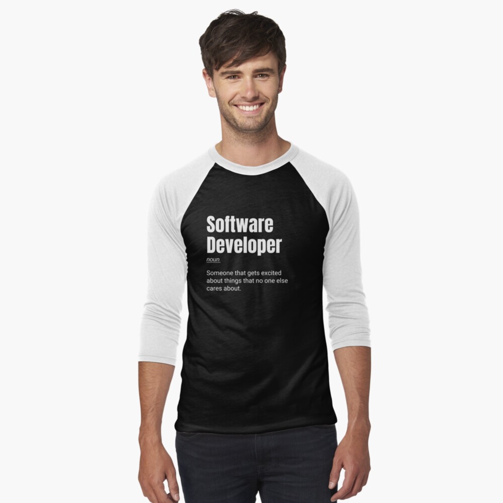 "Software Developer Funny Programmer Definition" Sticker for Sale by ...