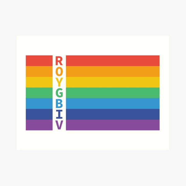 "Roy G Biv" Art Print for Sale by MasterXemnas1 | Redbubble
