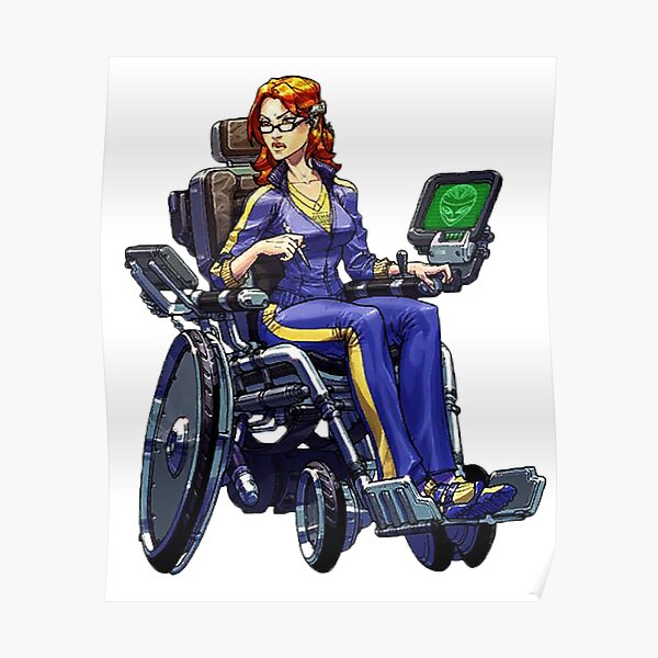 "Oracle - Arkham Asylum Character Bio" Poster by ABrokeUniKid | Redbubble