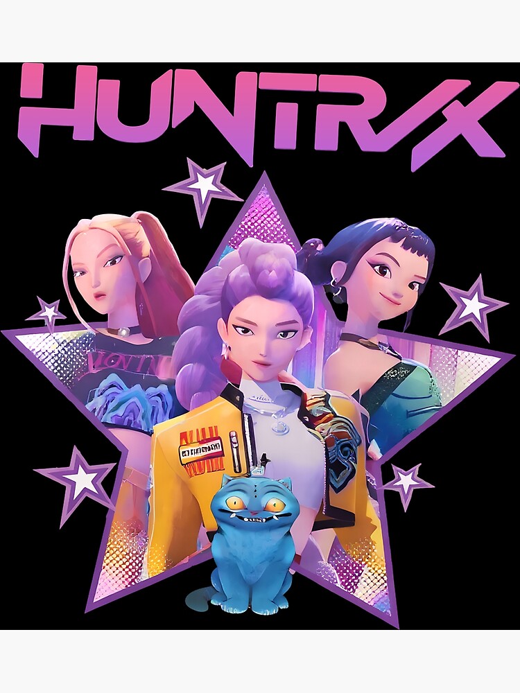 "Huntrix" Poster for Sale by Tae-bois | Redbubble