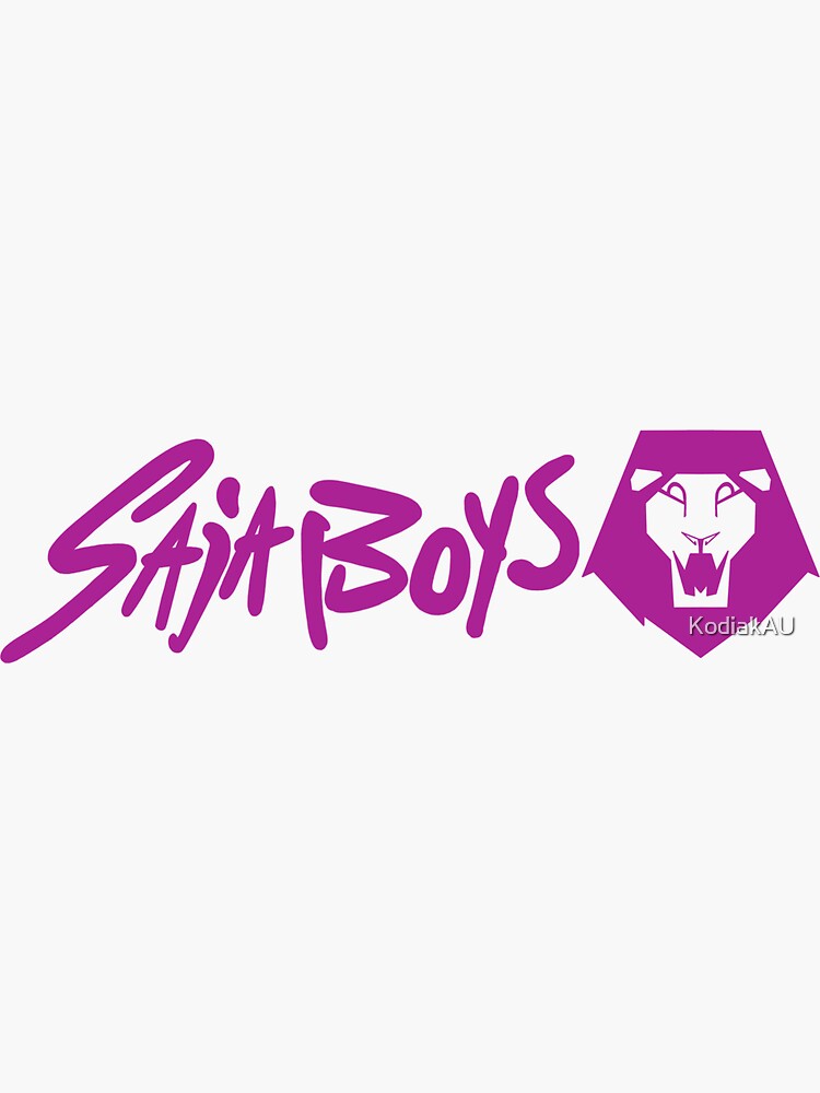 "Saja Boys Lion Inline" Sticker for Sale by KodiakAU | Redbubble