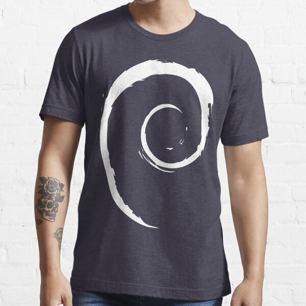 "Debian White" T-shirt for Sale by carcdr | Redbubble | debian t-shirts ...
