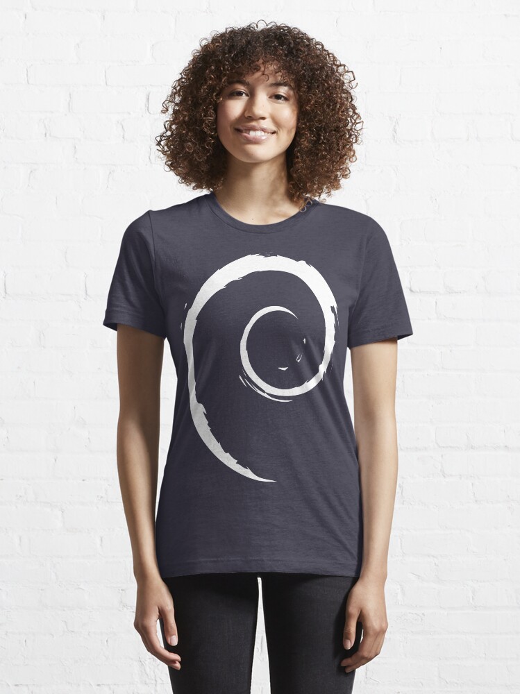 "Debian White" T-shirt for Sale by carcdr | Redbubble | debian t-shirts ...