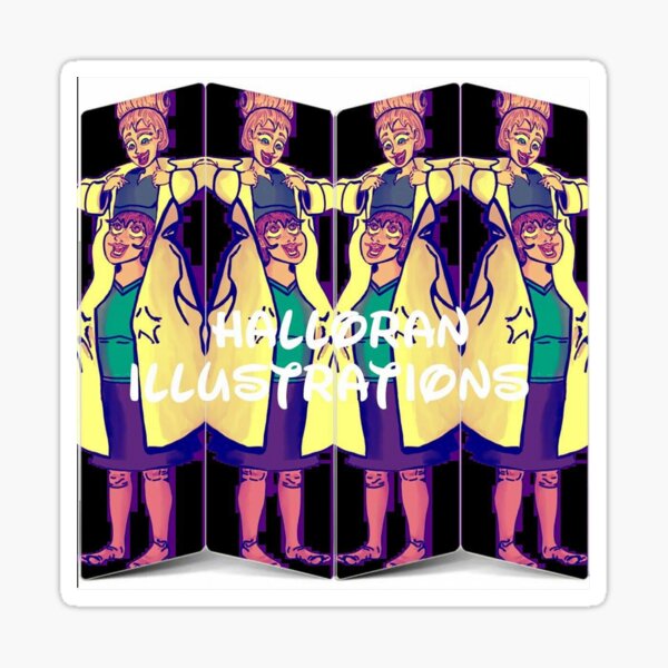 "Halloran Illustrations TPT Logo" Sticker for Sale by ChuckHalloran ...