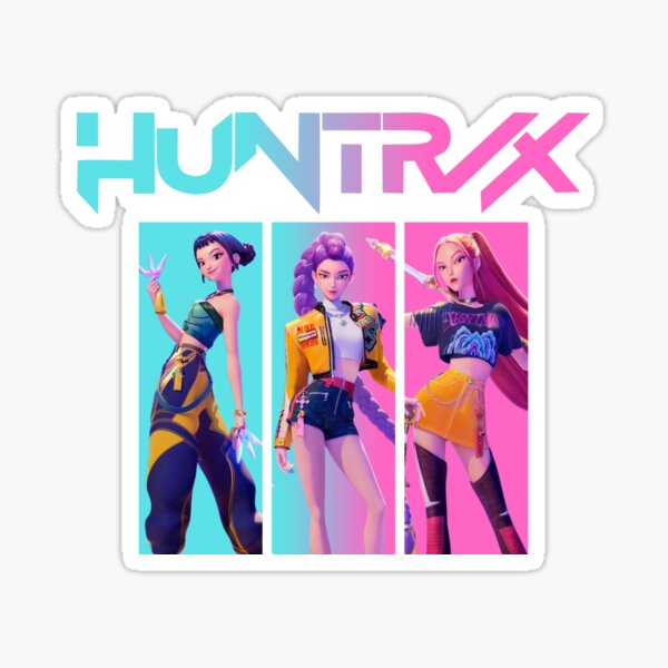 "Huntrix - Kpop Demon Hunter" Sticker for Sale by DIRTYSKETCHH | Redbubble