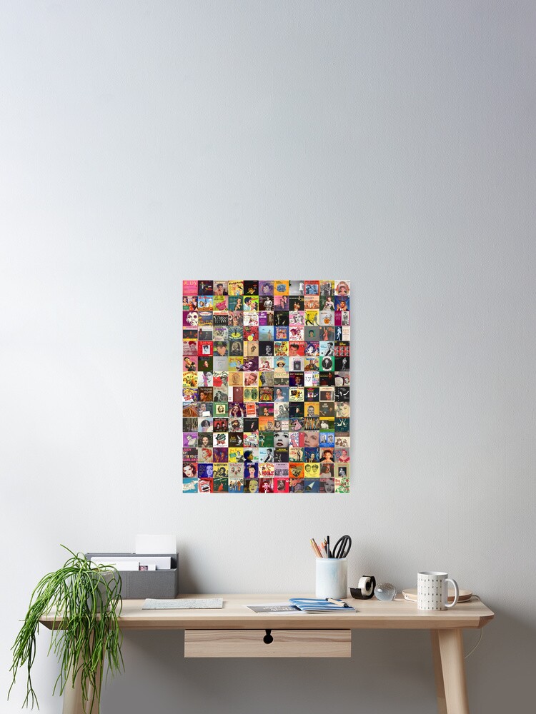 "Record Collage – Vintage Album Art Collection" Poster for Sale by ...