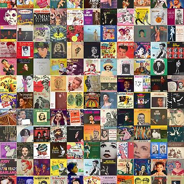 "Record Collage – Vintage Album Art Collection" Poster for Sale by ...