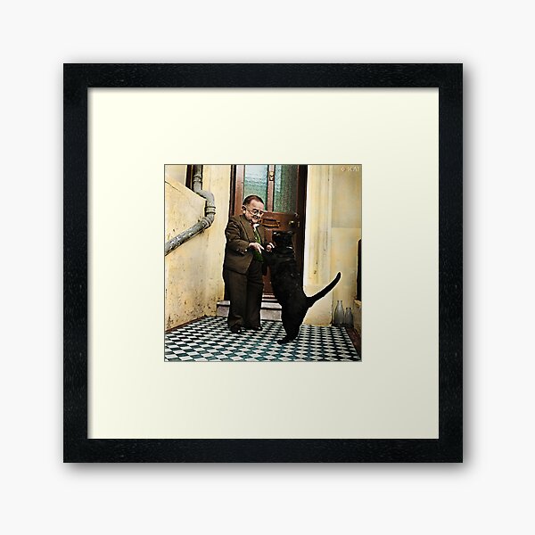 "Dwarf Henry Behrens, 1956 colorized" Framed Art Print by KAI-Studio ...