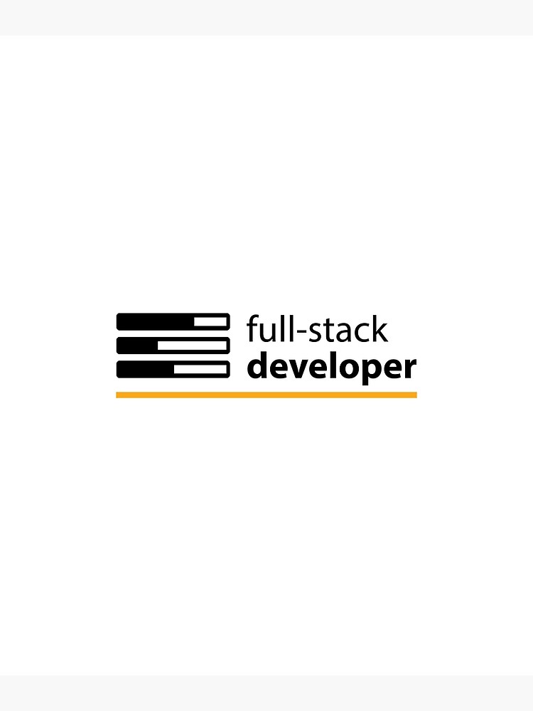 "Full-stack developer" Poster by Evelyus | Redbubble