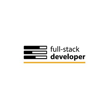 "Full-stack developer" Sticker for Sale by Evelyus | Redbubble