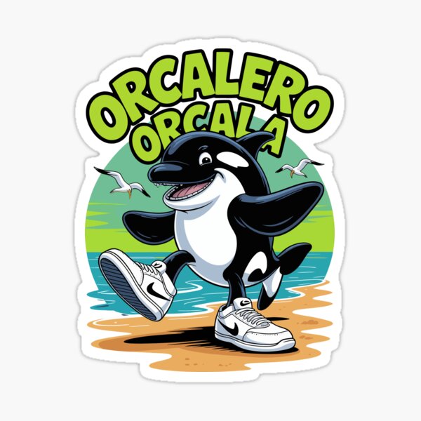 "Orcalero Orcala Italian Orca Brainrot Meme " Sticker for Sale by ...