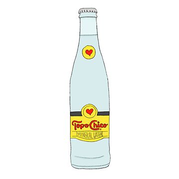 "Topo Chico " Sticker for Sale by beansdesignco | Redbubble