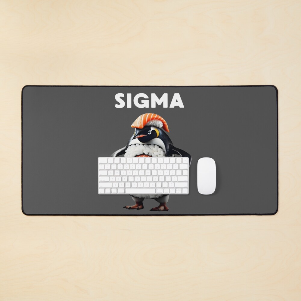 "Sigma Italian Brainrot Meme Penguin Sushi" Poster for Sale by ...