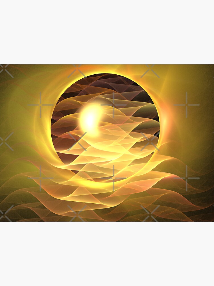 "Peach Eclipse Ribbons" Sticker for Sale by KimSyOk | Redbubble