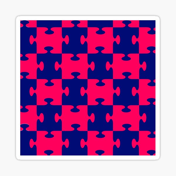 "jigsaw puzzle" Sticker for Sale by MallsD | Redbubble