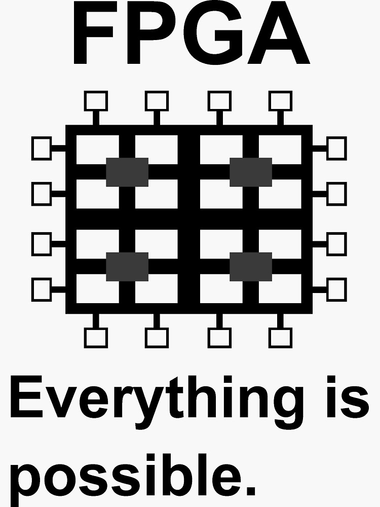 "FPGA" Sticker for Sale by xGatherSeven | Redbubble
