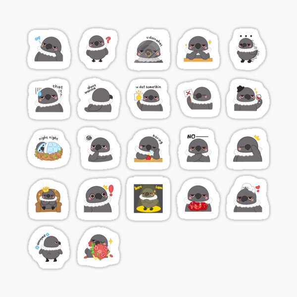 "Sylus Crow Sticker Pack" Sticker for Sale by DandeeLionWish | Redbubble