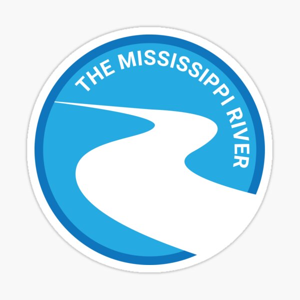 Mississippi River Stickers | Redbubble
