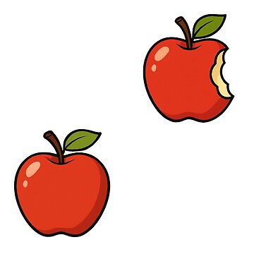 "Apple Set" Sticker for Sale by imamsoe | Redbubble