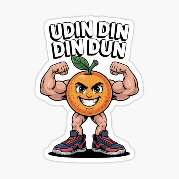 "Udin Din Din Dun Viral Meme" Sticker for Sale by Jocksport | Redbubble