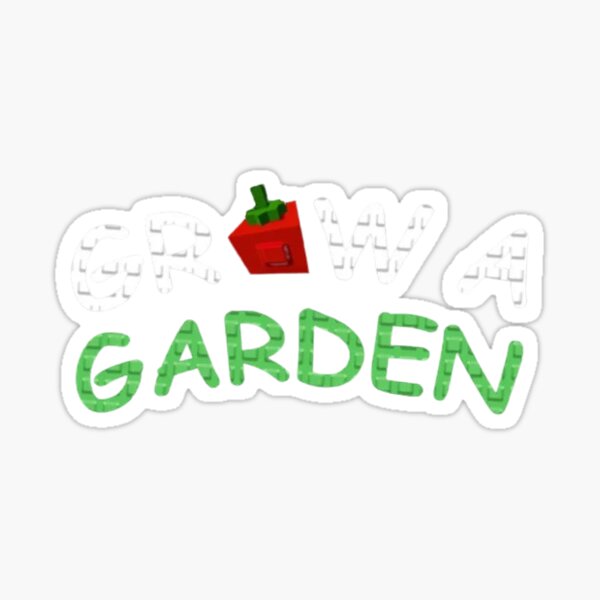 "Roblox Grow A Garden Sticker" Sticker for Sale by HoodiePlus | Redbubble