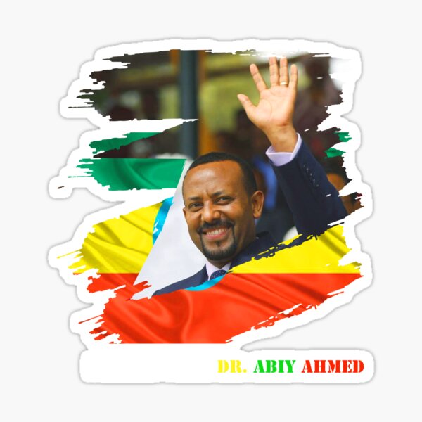 "Ethiopia DR. Abiy Ahmed" Sticker for Sale by NabilJamal | Redbubble