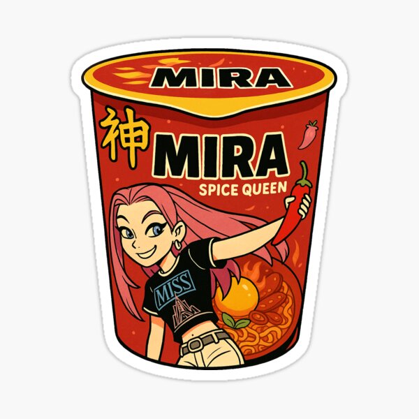 "Huntrx Mira Ramyeon" Sticker for Sale by stargazer448 | Redbubble