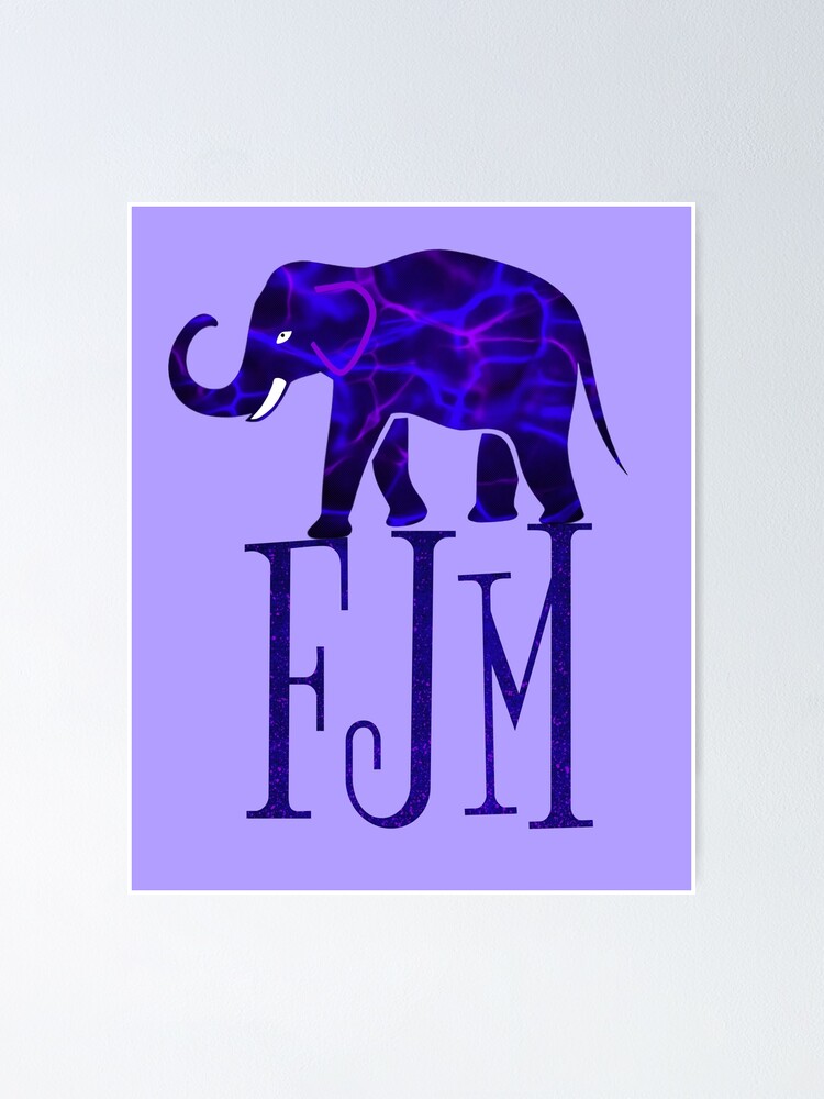 "FJM Elephant " Poster for Sale by Trigger413 | Redbubble