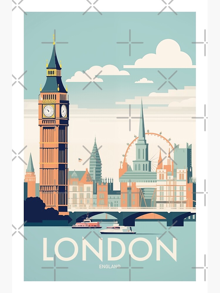 "LONDON TRAVEL ART" Poster for Sale by MarkedArtPrints | Redbubble