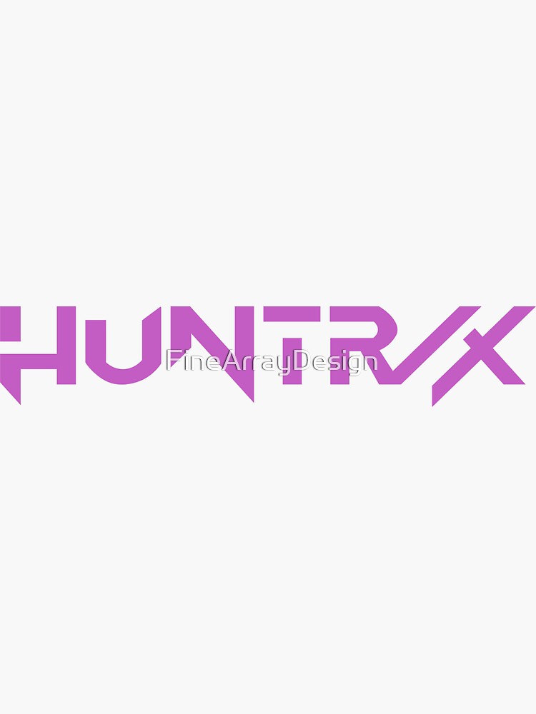 "Huntrix" Sticker for Sale by FineArrayDesign | Redbubble