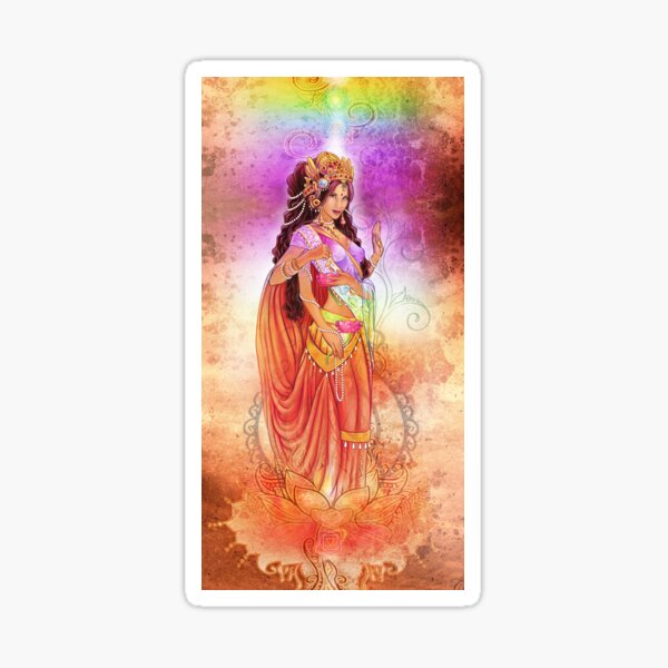 "Shri Lakshmi" Sticker by ravenslore | Redbubble