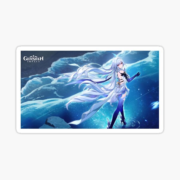 "Skirk Genshin Impact 5.7 Key Visual #1" Sticker by Demray | Redbubble