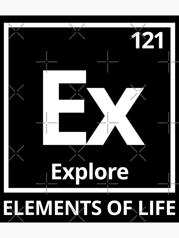 Lámina fotográfica «Elementos de la vida: 121 explore Explore la tabla ...
