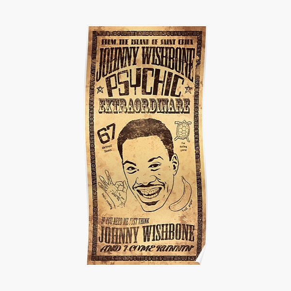"Johnny wishbone advert " Poster by PINGriff | Redbubble