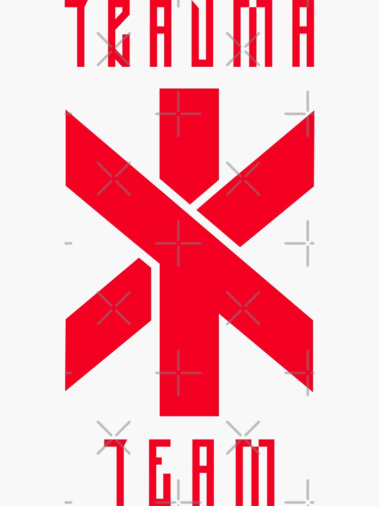 Trauma Team Stickers