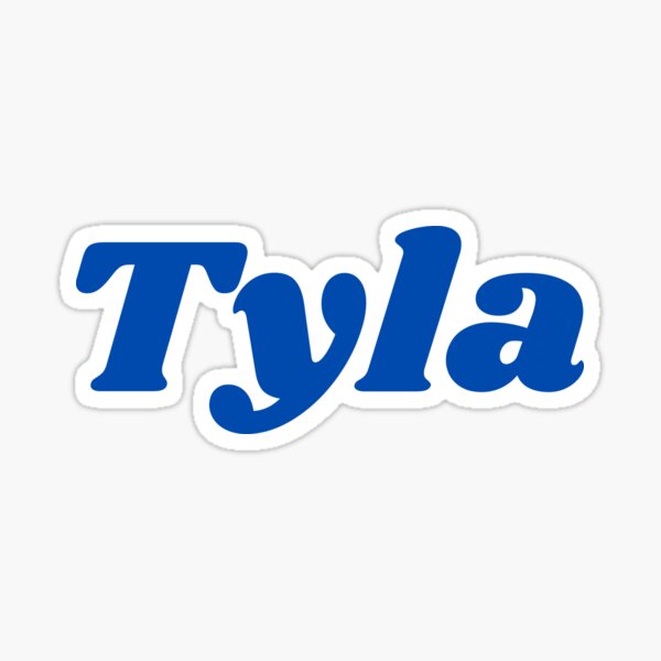 "Tyla" Sticker for Sale by RedParker | Redbubble