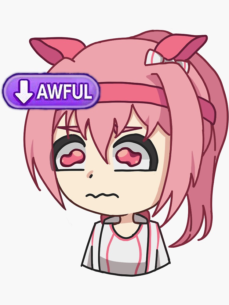 "Awful Mood Haru | Umamusume" Sticker for Sale by YujaSoda | Redbubble