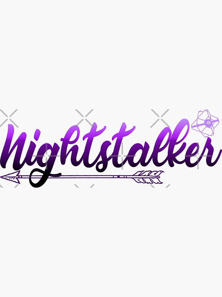 "Nightstalker" Sticker for Sale by t-riot-designs | Redbubble
