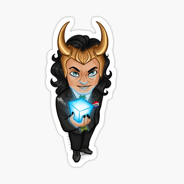 "President Loki sticker" Sticker for Sale by alexdnn | Redbubble