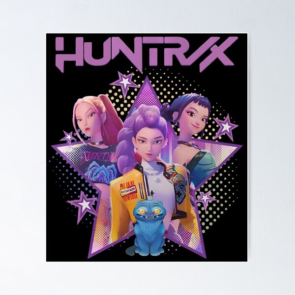 "HUNTR/X - HUNTRIX Kpop Demon Hunter Girl Group – Rumi Zoey Jinu KDPh ...