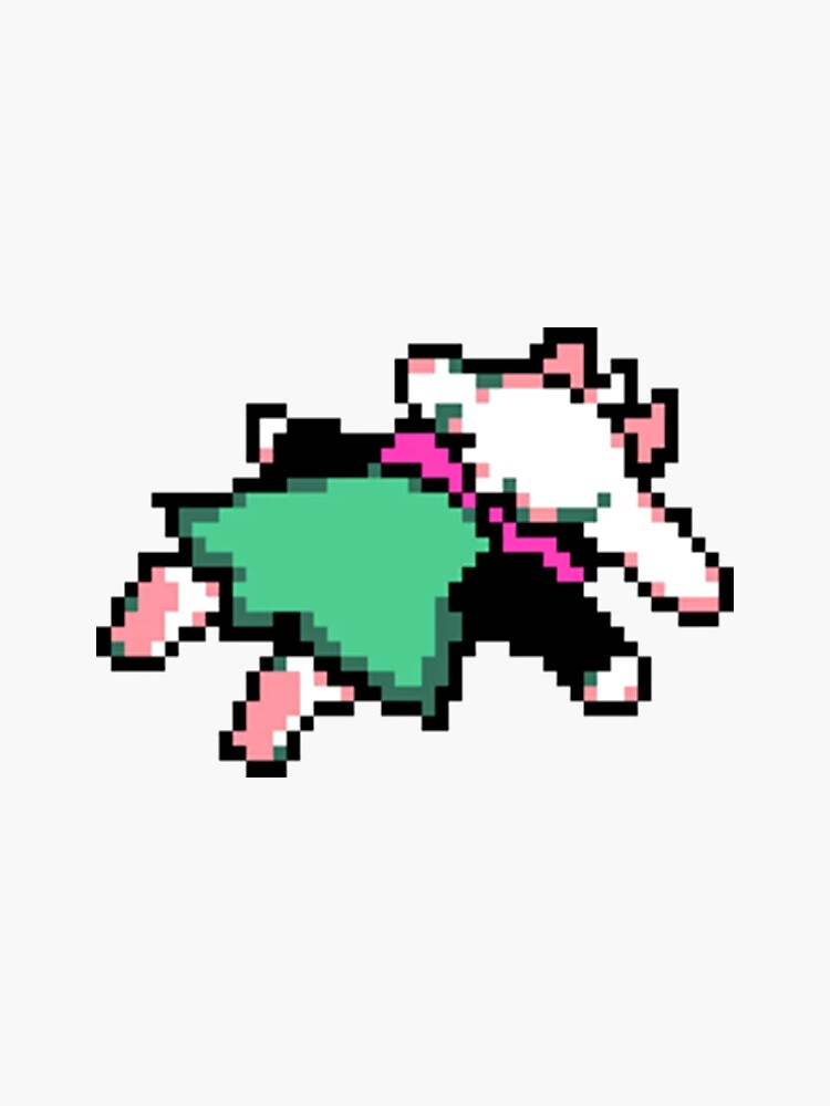 "Ralsei Splat Sprite Deltarune" Sticker for Sale by Adomanid | Redbubble
